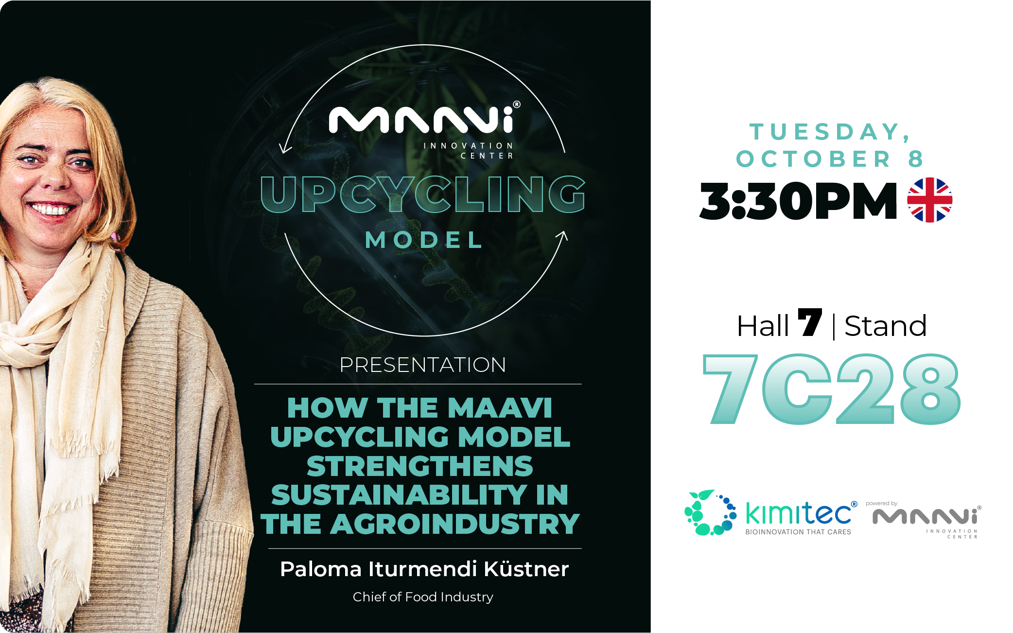 Presentation: MAAVi Upcycling Model - Fruit Attraction 2024 | Kimitec®